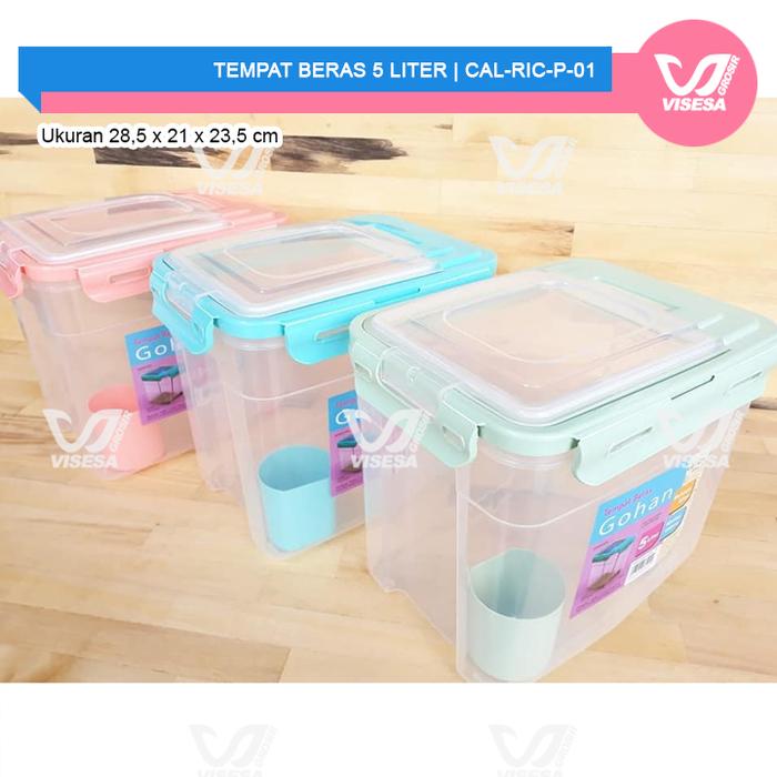 Jual Rice Box Tempat Beras cosmos lionstar calista siena tupperware ...