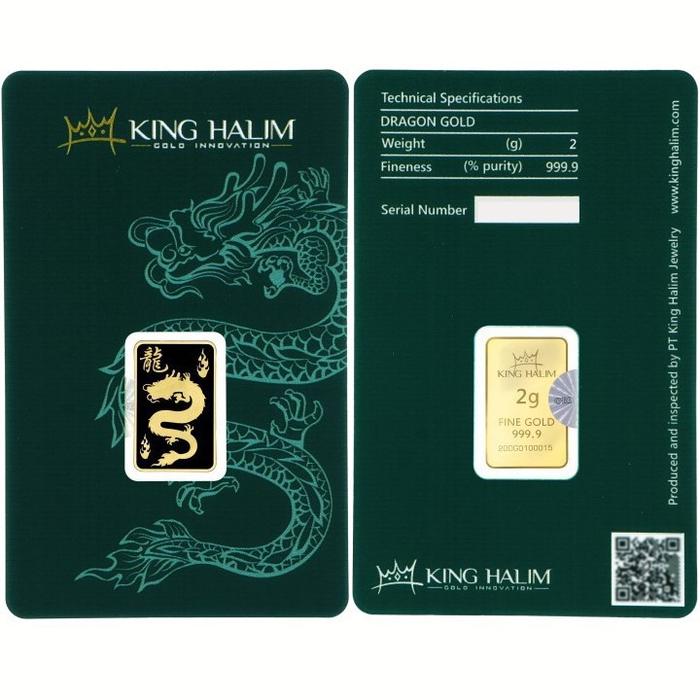 Jual MAS KING HALIM 2 Gram Dragon Naga - Jakarta Pusat - TOKO MAS DYNA ...