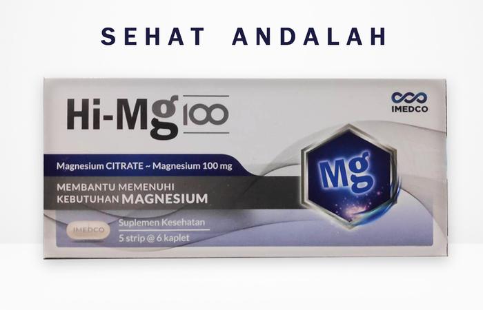 Jual HI - MG 100 (1 BOX / 30 KAPSUL) MEMENUHI KEBUTUHAN MAGNESIUM ...