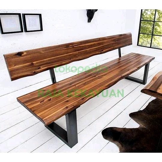 Jual Kursi bench dengan senderan kayu jati 170×40×45×3 - Jakarta Pusat ...