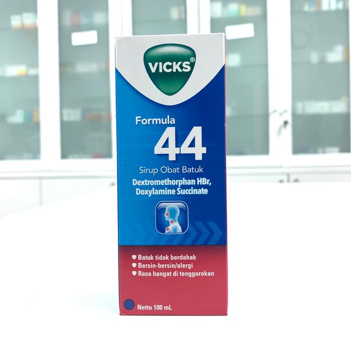 Jual VICKS FORMULA 44 Dewasa - Obat Batuk Kering & Pilek - 100 ml ...
