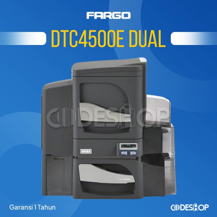 Promo MESIN PRINTER CETAK KARTU ID CARD FARGO DTC4500| DTC-4500E (DUAL ...