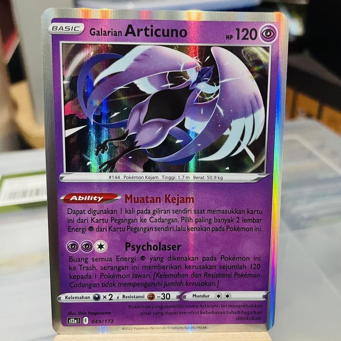 Jual Galarian articuno s12a - Kartu Pokemon Indonesia TCG card - Kota Tangerang - Tokutoys ...