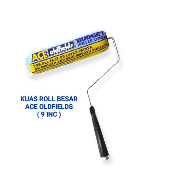 Jual KUAS ROLL 9" ACE OLDFIELDS BIRU - BULU / REFILL - Jakarta Barat ...