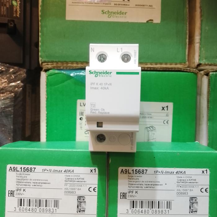 Jual Surger arrester Schneider PF40 IPF K 40 1P+N 40KA A9L15687 ...