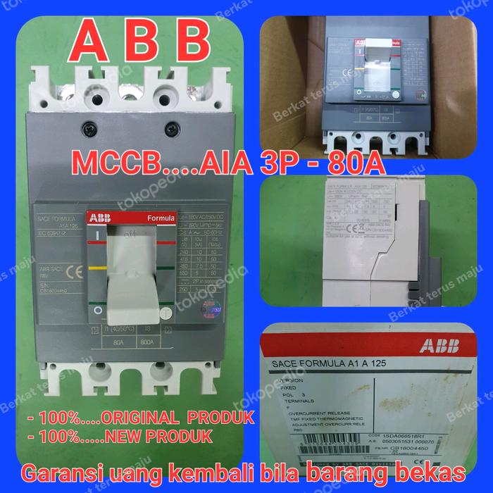Jual MCCB ABB 3P 80A Type A1 A (10KA) - Jakarta Barat - Berkat terus ...