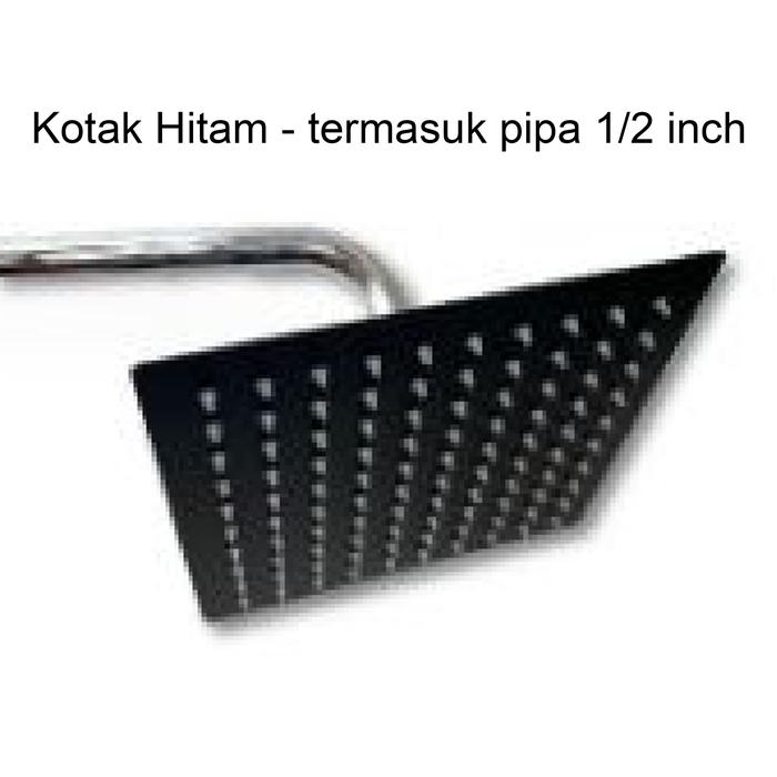 Jual Rain Shower Head Wall Mandi Tembok Stainless Steel Kepala Bulat ...