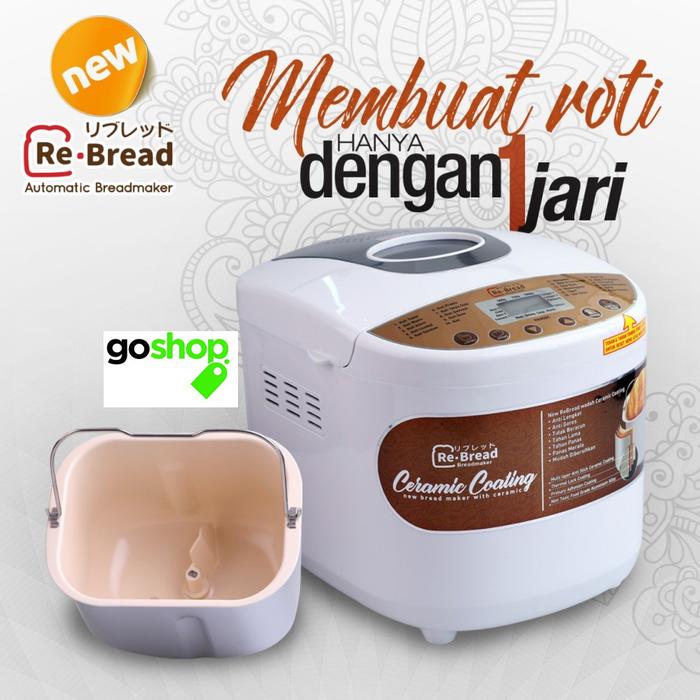 Jual RE BREAD Gold Ceramic RB250 C Alat Pembuat Roti ReBread RB BREAD - Jakarta Barat - Go shop ...