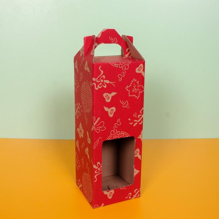 Jual kardus dus box die cut jinjing kemasan botol 1 liter hampers imlek ...