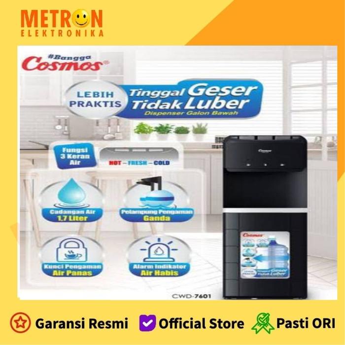 Promo COSMOS CWD 7601 DISPENSER GALON BAWAH 3 KERAN / CWD7601 KHUSUS ...