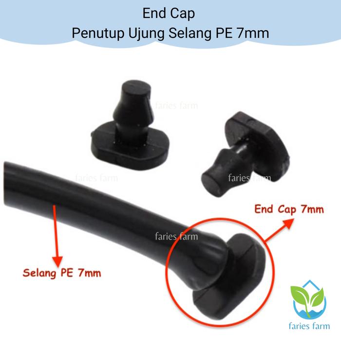 Jual End Cap / End Plug Penyumbat Penutup Selang PE 7mm Endcap 4 mm/ 7 ...