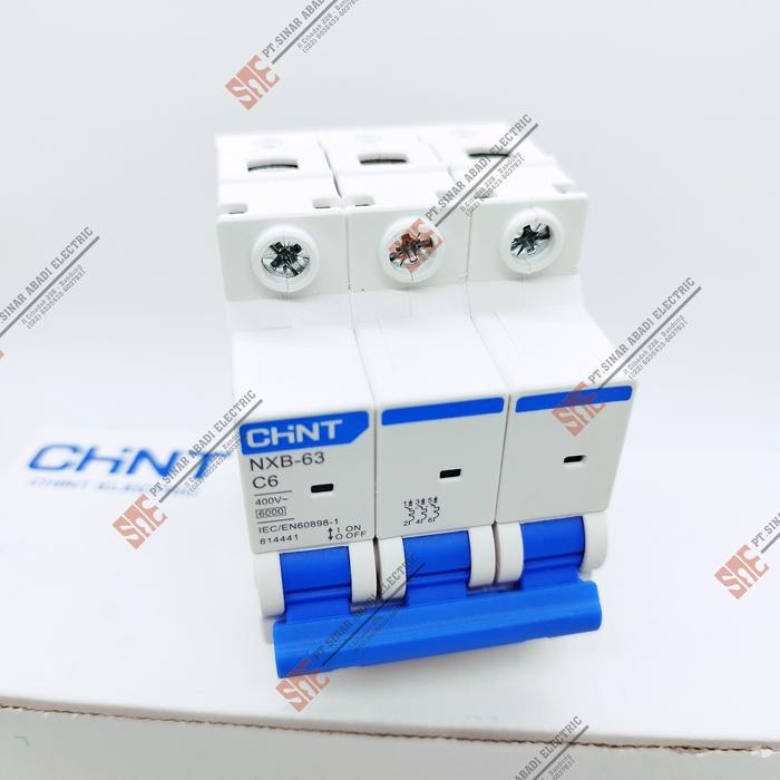 Jual MCB Chint 3P Phase 6A 10A 16A 20A 25A 32A 40A 50A 63A NXB-63 - C32 32A - Kota Bandung - PT ...