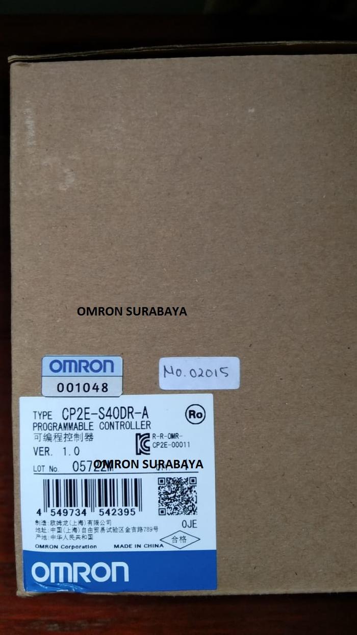 Jual PLC OMRON CP2E-S40DR-A CP2E S40DRA CP2ES40DRA - Kota Surabaya - Omron Surabaya | Tokopedia