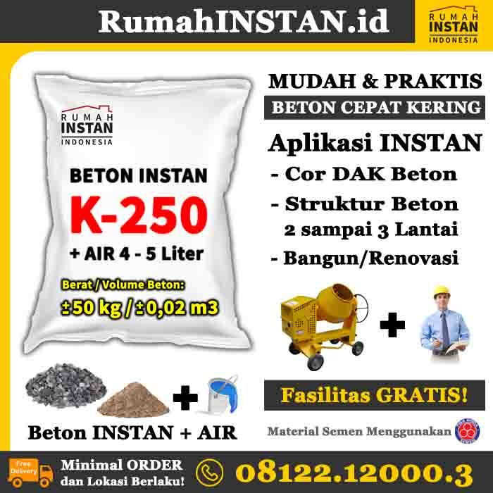 Jual Semen Batu Split Pasir Beton COR INSTAN Material Semen Tiga Roda ...