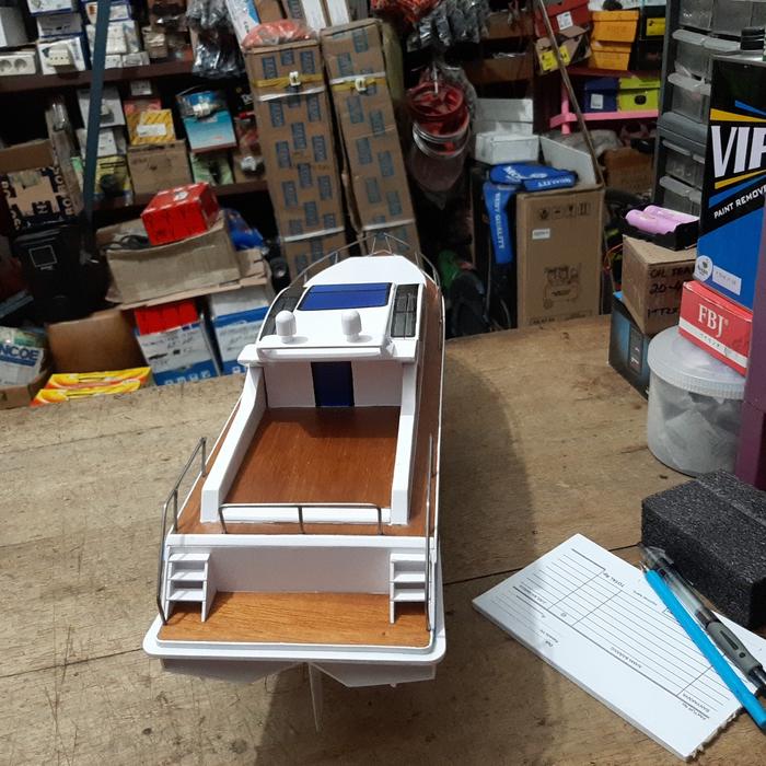 Jual Rc Boat Brushless Semi Princess Hand Made Bahan Pvc Panjang Hull ...