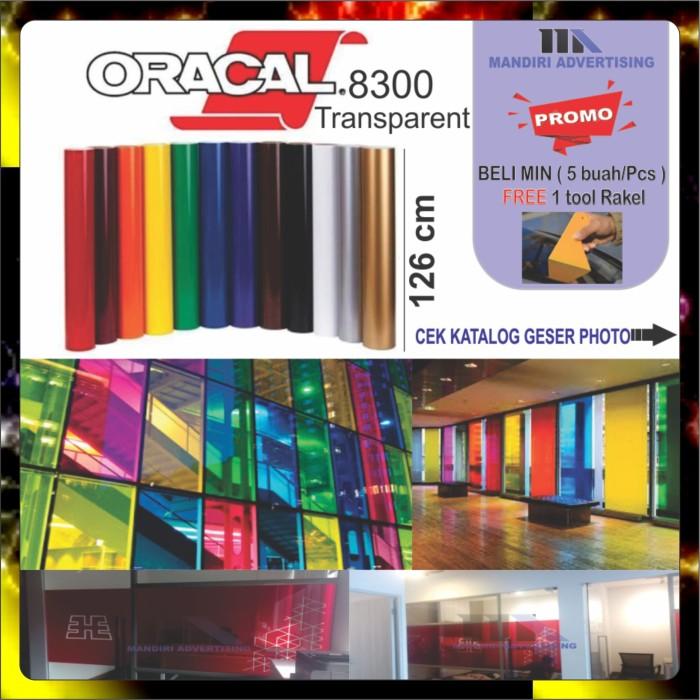 Jual STIKER WARNA ORACAL 8300 / SKOTLET WARNA TRANSPARAN / STIKER NEON ...