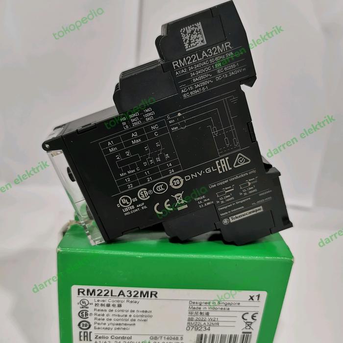 Jual schneider level control relay RM22LA32MR - Jakarta Barat - Darren ...
