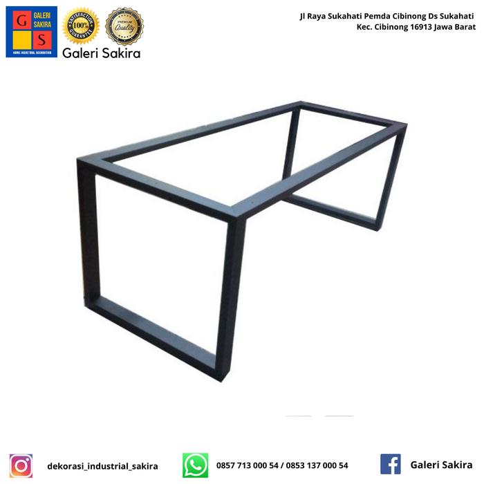 Jual KAKI MEJA BESI/RANGKA MEJA BESI INDUSTRIAL - D, 100x50x73 cm - Kab ...