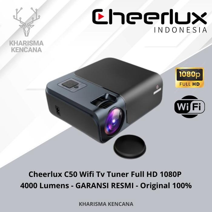Jual Cheerlux C50 Wifi Tv Tuner Full HD 1080P 4000 Lumens - GARANSI ...
