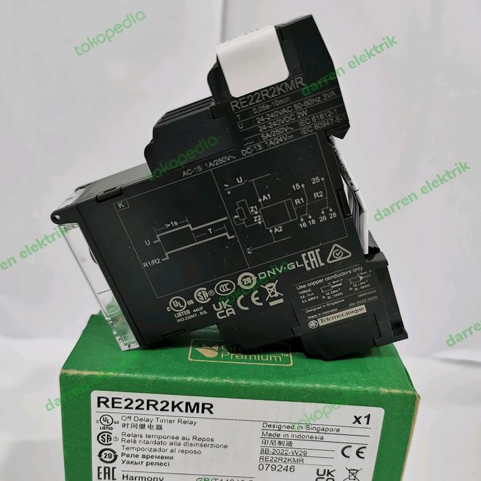 Jual schneider off delay timer relay RE22R2KMR - Jakarta Barat - darren ...
