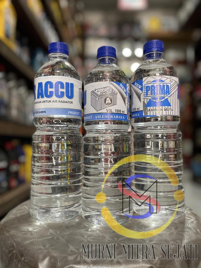 Jual Air Aki Accu Biru Prima untuk Tambah 1 L - Kota Surabaya - Murni ...
