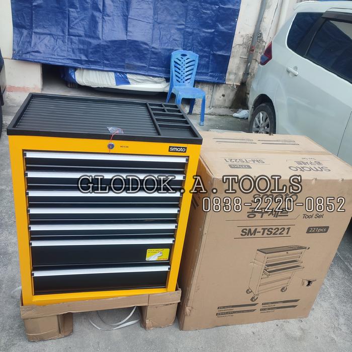 Jual Original SMATO Lemari Tool Box 7 Susun + Kunci 221 Pcs - Jakarta Utara - GLODOK ABAH TOOLS ...