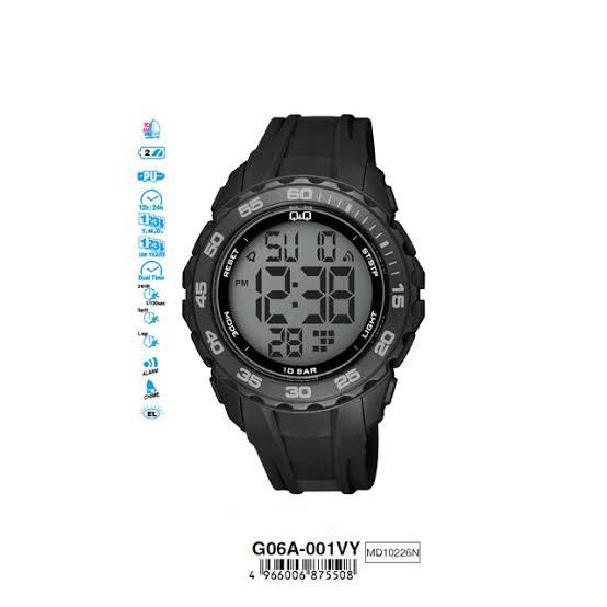 Jual Jam Tangan Pria Q&Q QnQ QQ Asli Ori Original G06 G06A G 06 - Kota ...