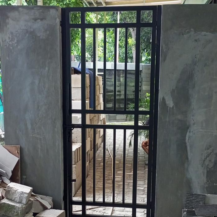 Jual Jasa Pasang pintu besi hollow | SMK N 30 Jakarta - Kota Depok - Bengkel Las Kanopi ...