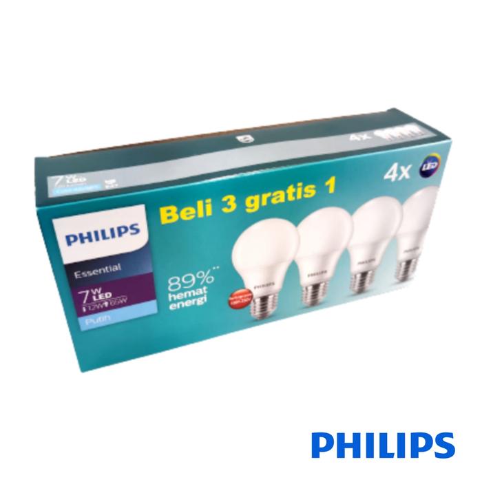 Promo LAMPU LED BULB PHILIPS 4W 6W 8W 10W 12W 14.5W WATT MULTIPACK ...
