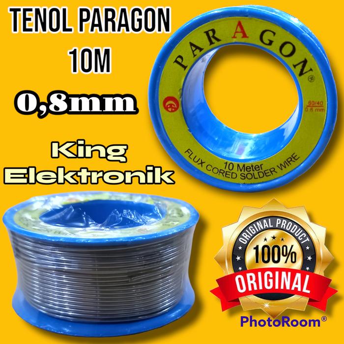 Jual TENOL TIMAH SOLDER SOLDIR PARAGON 10 METER 0.8MM - Kota Yogyakarta - king elektrkonik ...