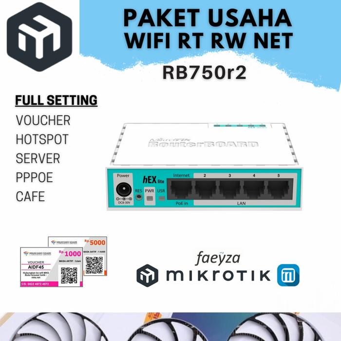 Jual Mikrotik RB750r2 750r2 hEX-Lite full setting hotspot - Jakarta ...