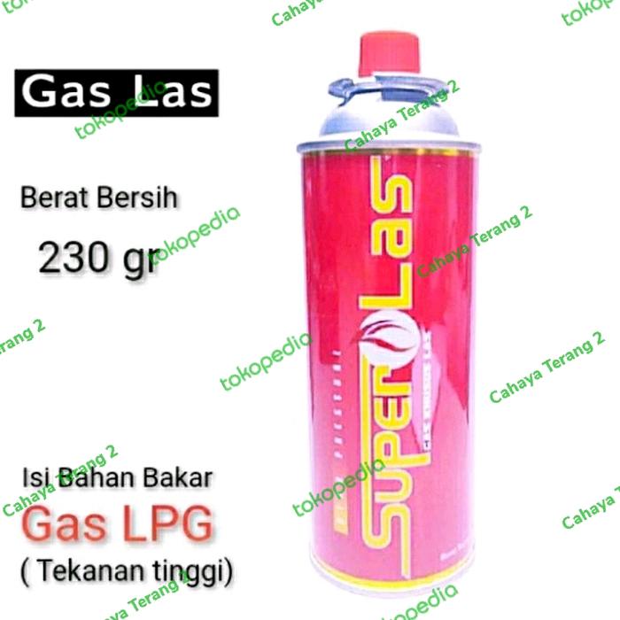 Jual Gas Kaleng Portable Super Las Blow Torch SuperLas 230Gram - Kota ...