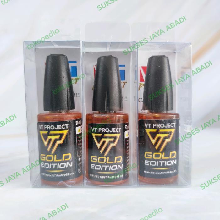 Jual VT PROJECT : GOLD EDITION (MINI 4WD BREAK-IN OIL) - PAKET 3 PCS ...