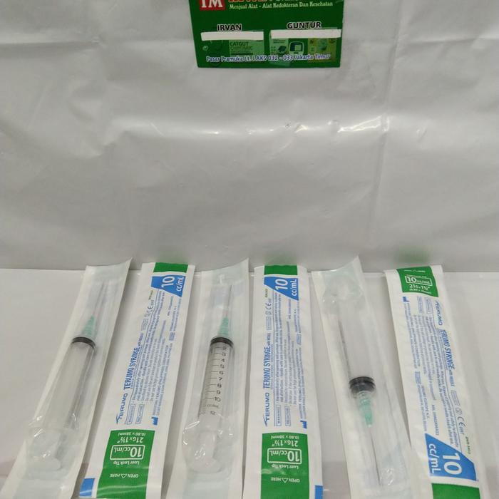 Jual spuit 10cc terumo/syiringe 10cc terumo eceran - Jakarta Timur - IJRL MEDIKA | Tokopedia