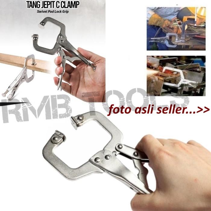 Jual Tang Jepit C Buaya Catok 5" Clamp / Locking Plier C Clamp 5 ...
