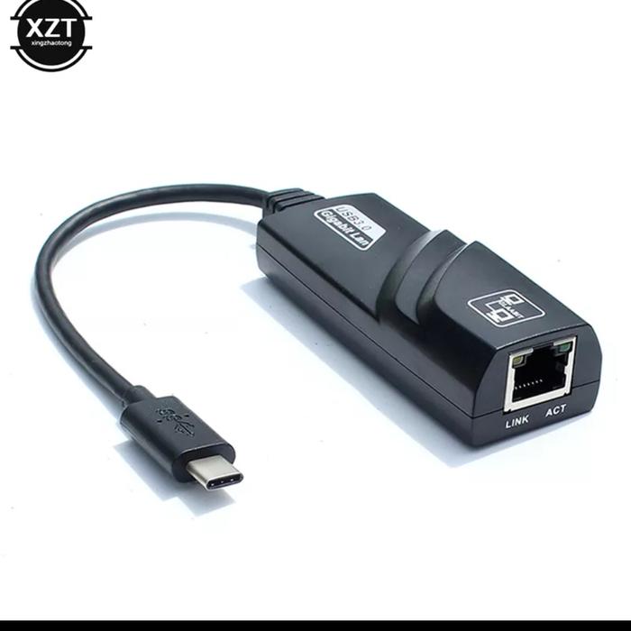 Jual adapter type c usb ethernet konverter rj 45 lan internet poe ...