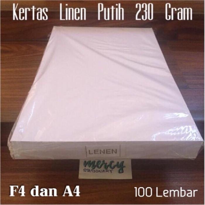 Jual Kertas Linen 230 Gram Folio dan A4 Putih Hitam - Kertas Ijazah ...