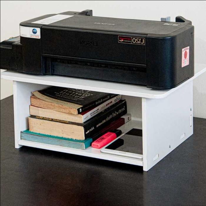Jual Meja Printer Rak Buku Dudukan Scanner Minimalis 2 Susun Kantor ...