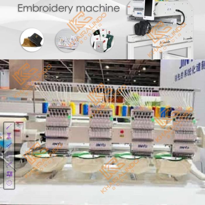 Jual JINYU Mesin Bordir 4 Kepala 12 Warna, Mesin Bordir Komputer - Kab. Garut - KHAIRALINDO ...
