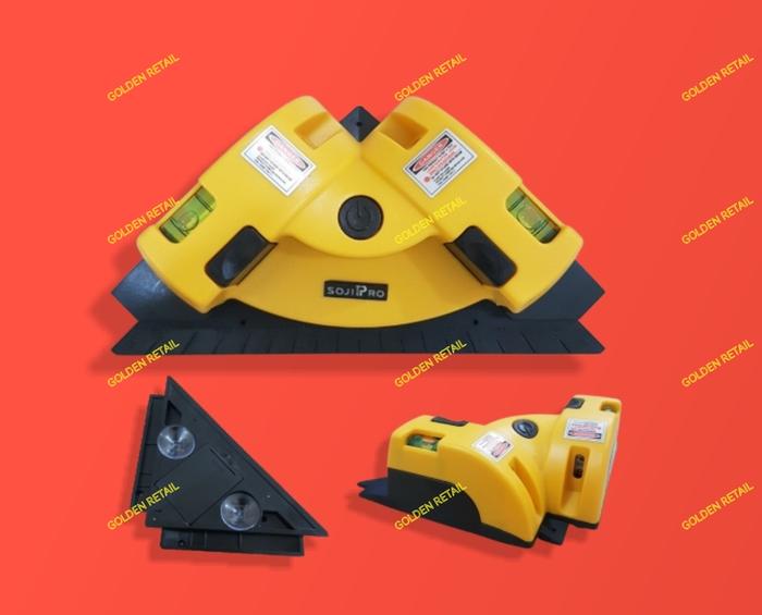 Jual Laser Siku Sudut 90 Derajat SOJIPRO Waterpass Alat Ukur Sudut 90 ...