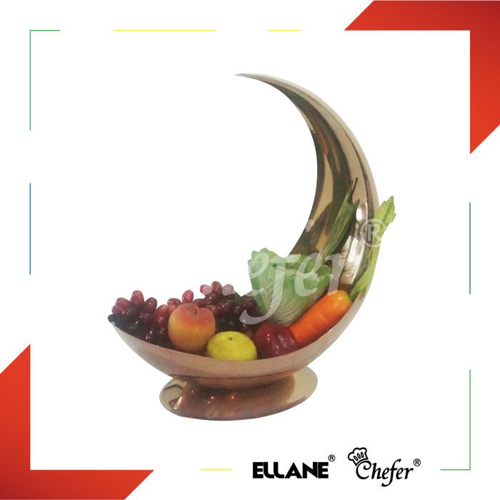 Jual TEMPAT DISPLAY BUAH | FRUIT BOWL CRESCENT ROSE GOLD - 50RG ...
