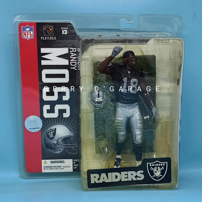 Jual McFarlane Randy Moss NFL Oakland Raiders Football Figure - Kota ...