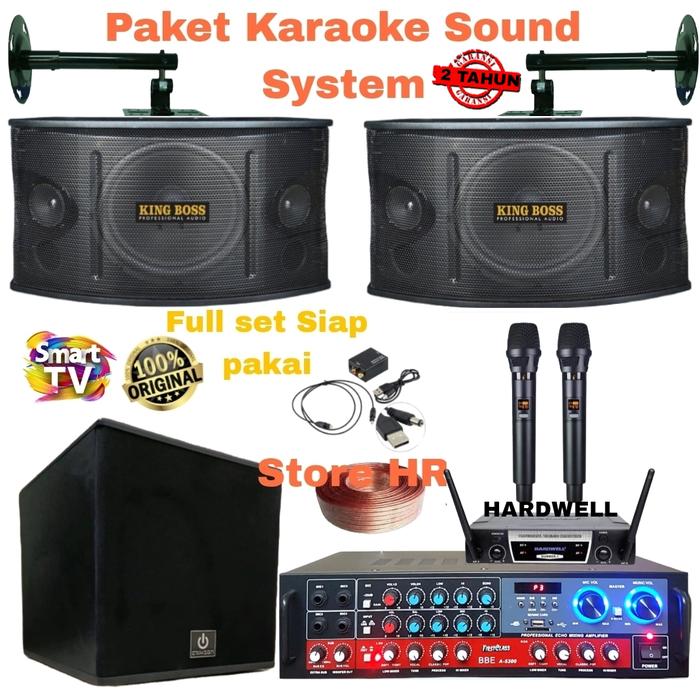 Jual Paket sound System speaker KING BOSS 10 inch power amplifier ...
