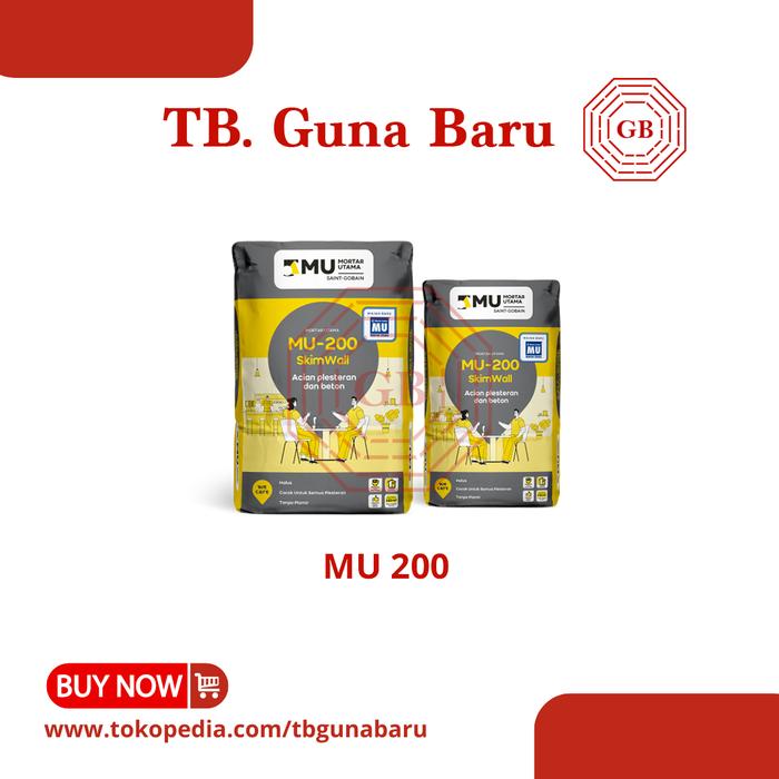 Jual MU 200 Semen Mortar / Skimwall/ Semen Acian dan Plester Beton ...