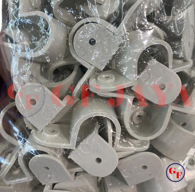 Jual Klem Pipa Conduit Polos Putih Abu Clem Konduit Polos isi 100 ...