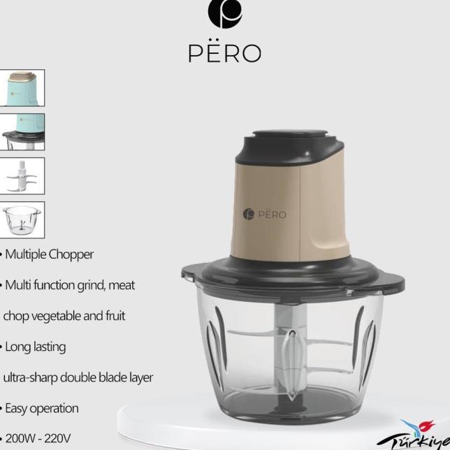 Jual pero chopper / food processor 200watt - GOLD - Jakarta Timur ...