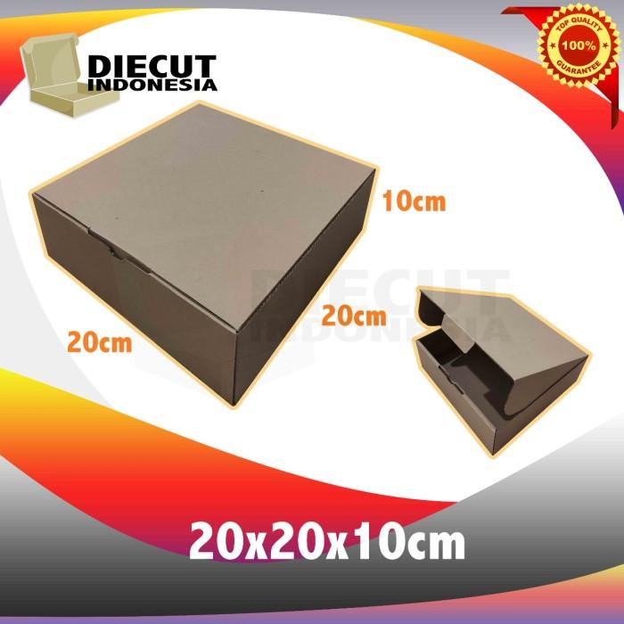 Jual kardus box pizza karton diecut uk 20x20x10 PUTIH - Jakarta Barat ...