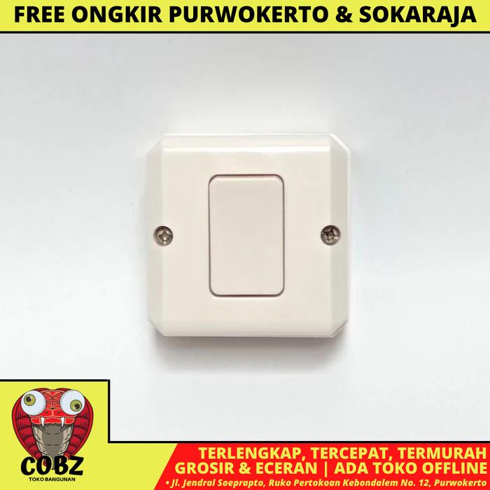 Jual DEXTA DX-911 Saklar Roset Tunggal Single Engkel Tanam IB Inbow ...