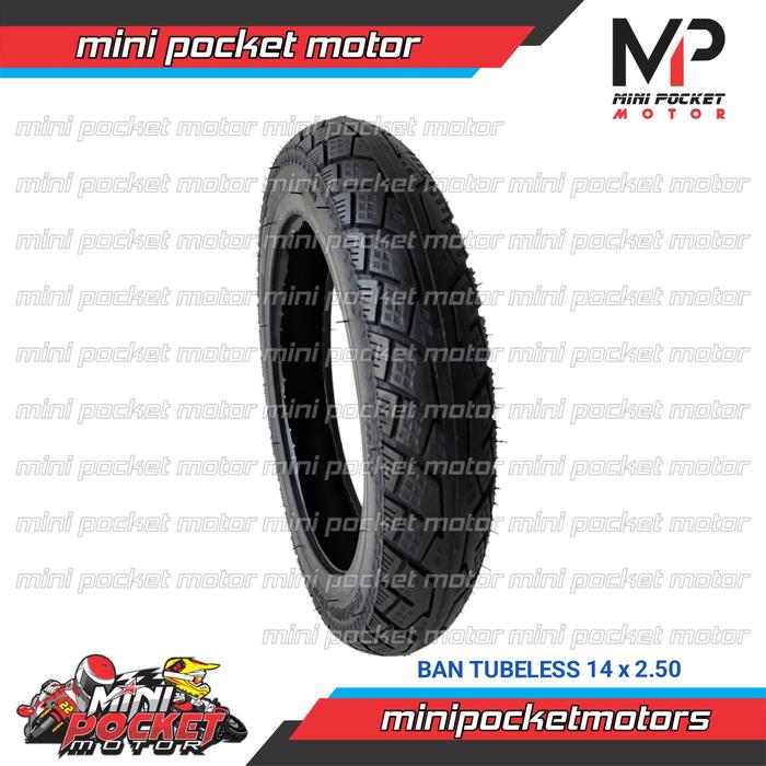 Jual Ban Tubeless Sepeda Listrik ukuran 14 x 2.50 Ban Sepeda Listrik ...