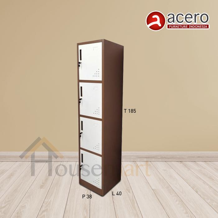 Jual Rak Locker Arsip 4 Laci LS104 - Lemari Besi Arsip/Lemari Kantor ...